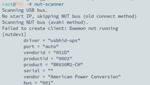PVE 上使用 Nut 代替 Apcupsd (BK650M2-CH: ONBATT) - 企鹅大大的博客