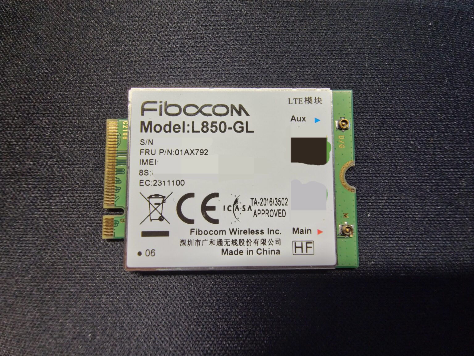 Fibocom L830-EB/L850-GL 4G模块 eSIM 兼容性测试 Windows/Linux - 企鹅大大的博客