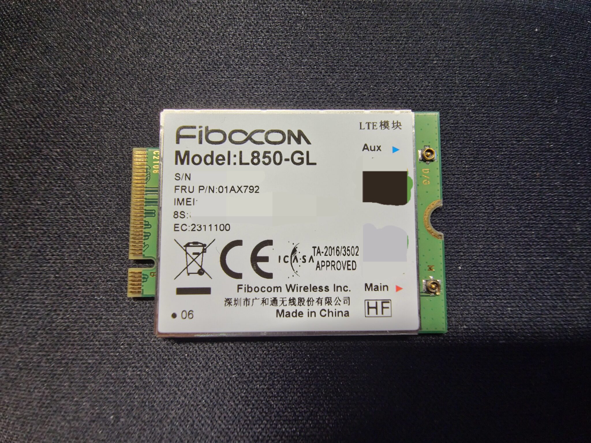 Fibocom L830-EB/L850-GL 4G模块 eSIM 兼容性测试 Windows/Linux - 企鹅大大的博客
